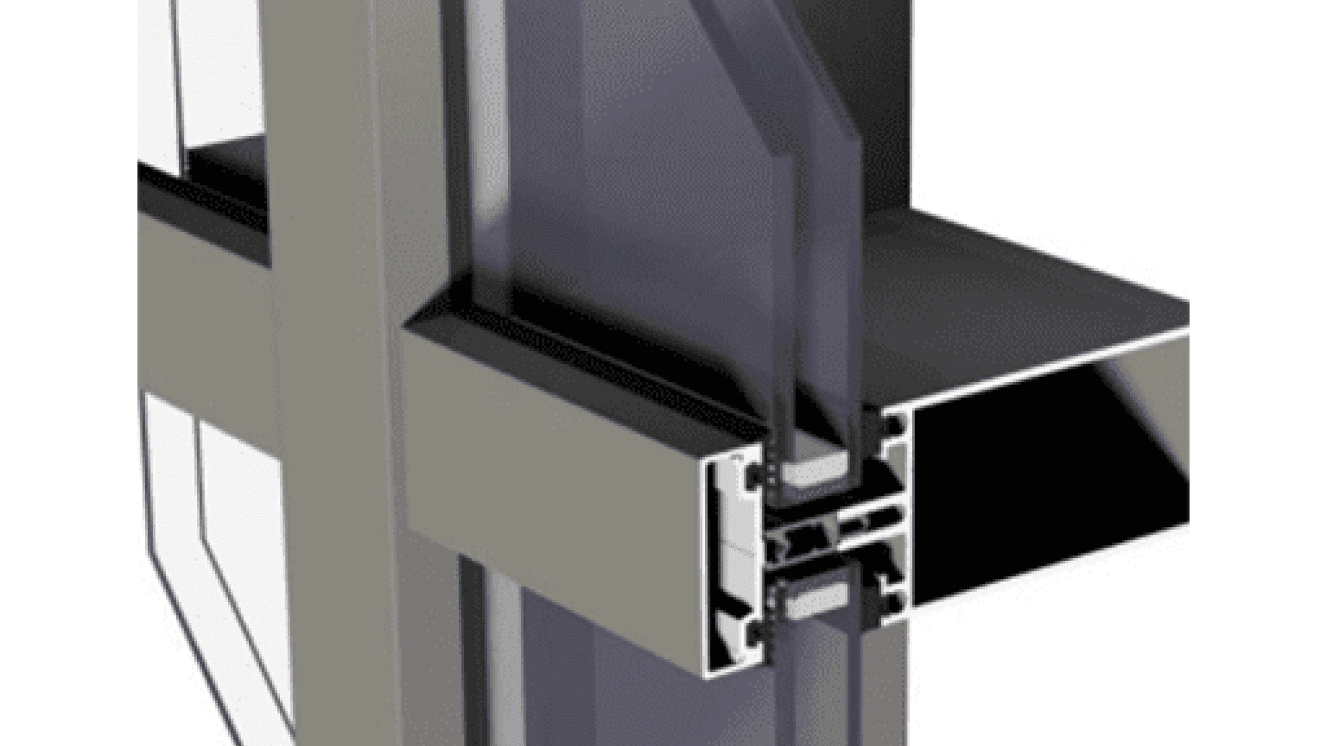 Aliplast MC-WALL Pfosten- und Riegel-Fassaden