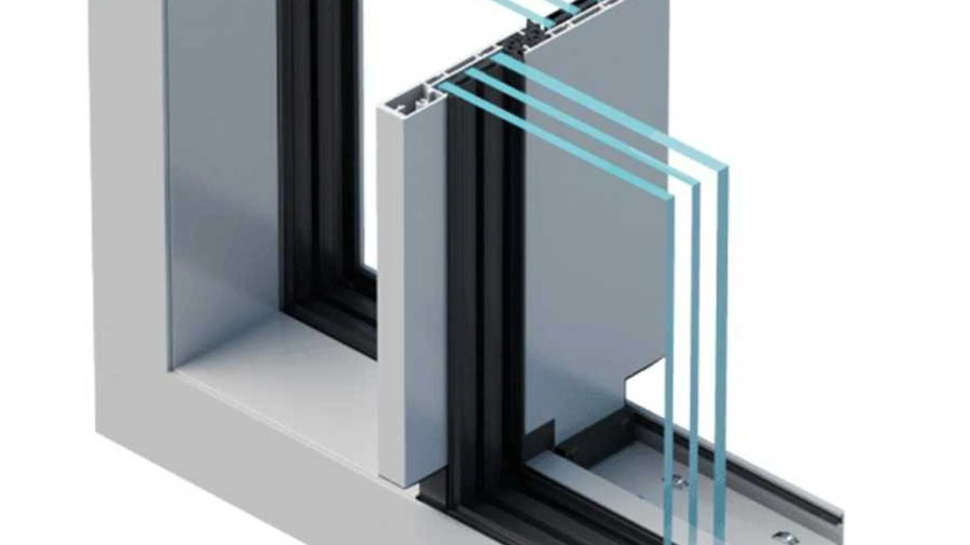 Aluprof Skyline TYPE R - Aluminium sliding systems